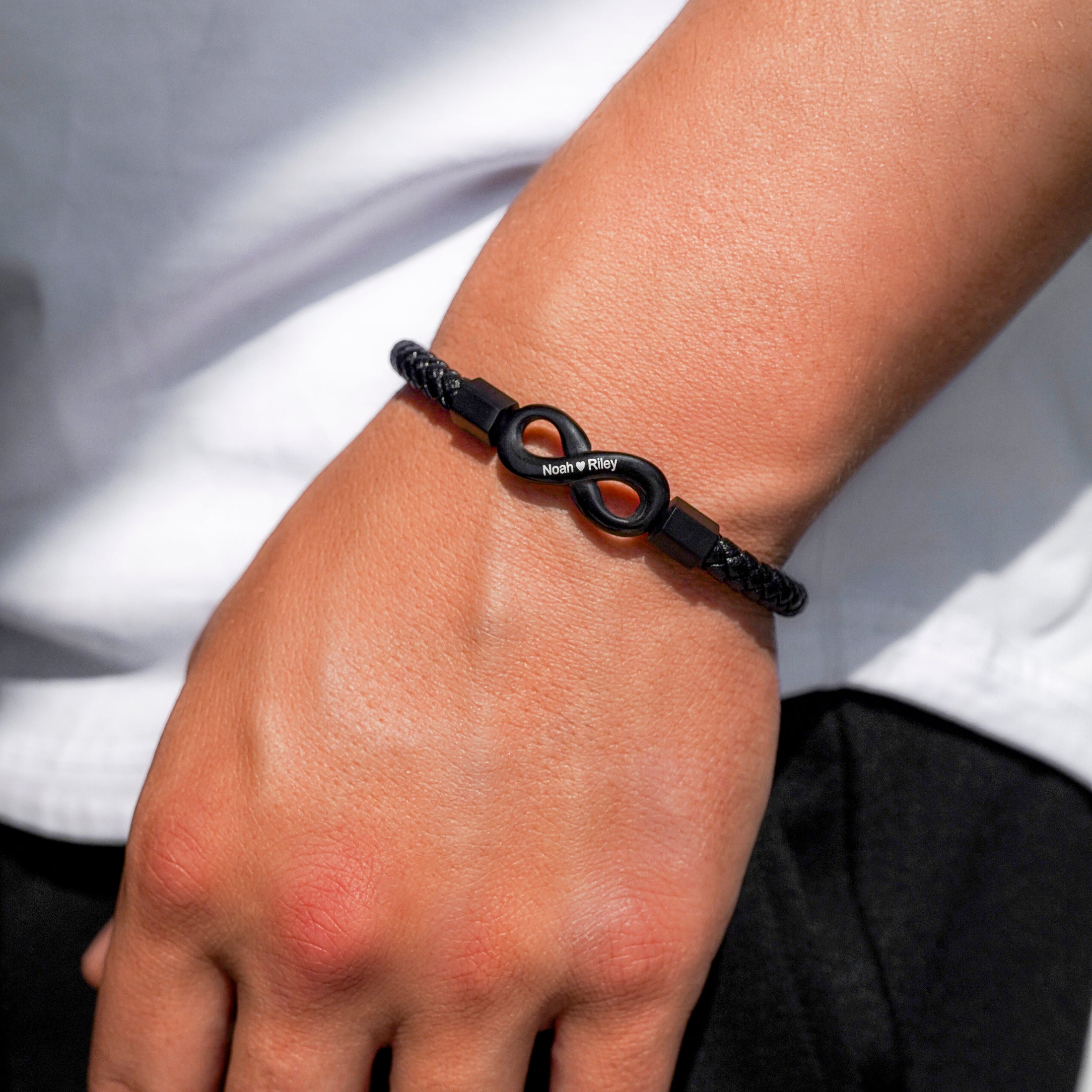 Ziella - "To My Man" - Infinity Personalized Bracelet – Ziella.co